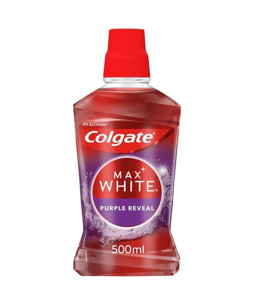 Colgate Στοματικό διάλυμα Max White Purple Colgate (500ml) | Skroutz.gr