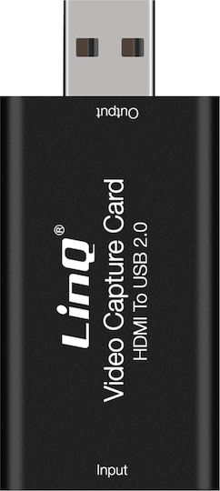 LinQ HDV80+ Video Capture για και σύνδεση HDMI / USB-A | Skroutz.gr