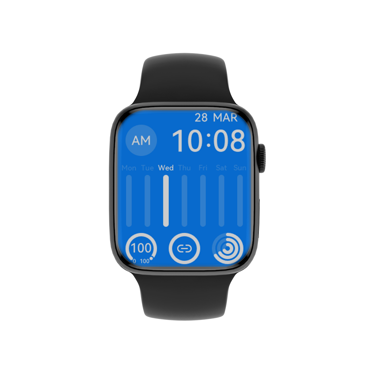 Daniel Klein DT8 Pro 45mm Smartwatch με Παλμογράφο (Μαύρο) | Skroutz.gr