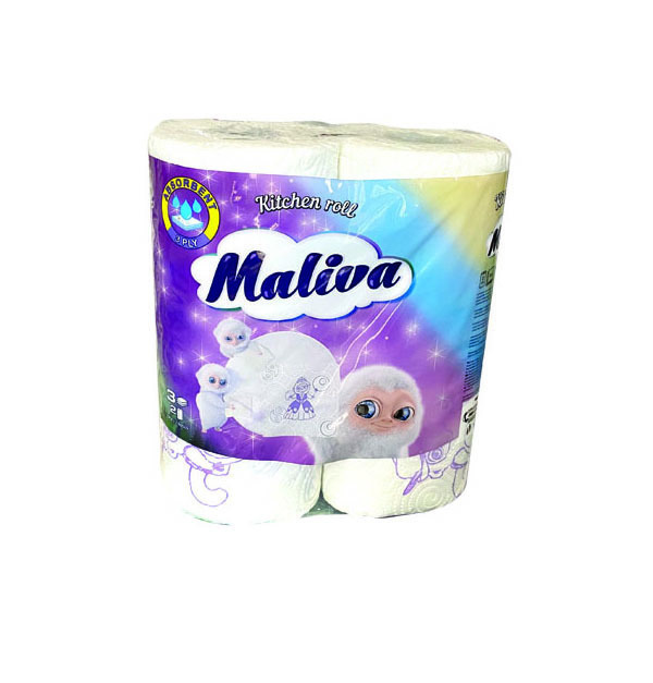 Zebra Χαρτί Κουζίνας Maliva 3 Φύλλων 2 Συσκευασίες 3800090305231 ...