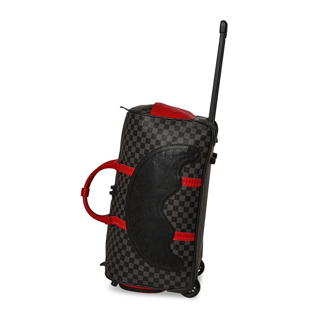 Sprayground Raceway 3 Σακ Βουαγιάζ Μαύρο με Ρόδες από Δερματίνη ...