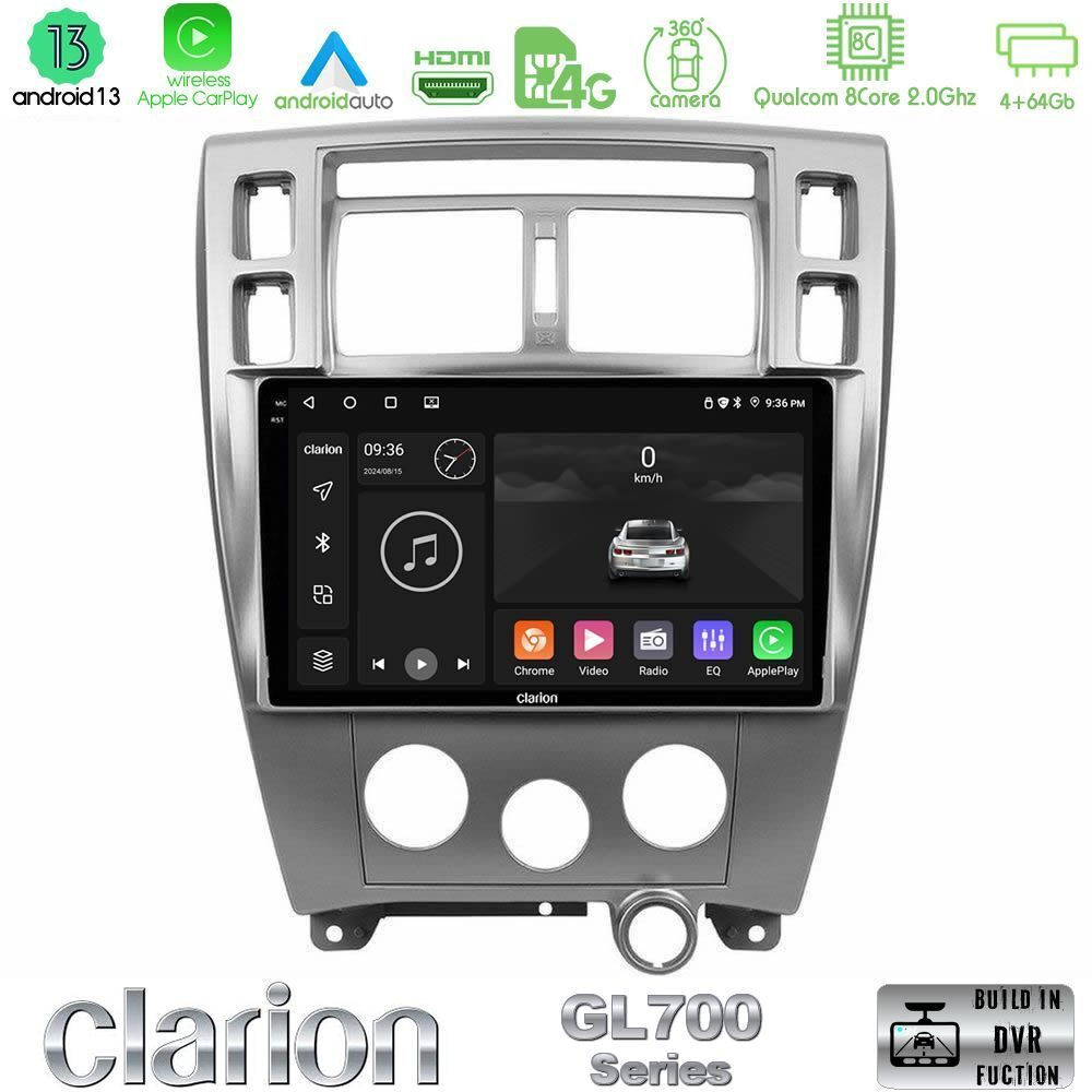 Clarion Ηχοσύστημα Αυτοκινήτου για Hyundai Tucson (Bluetooth/USB/WiFi ...