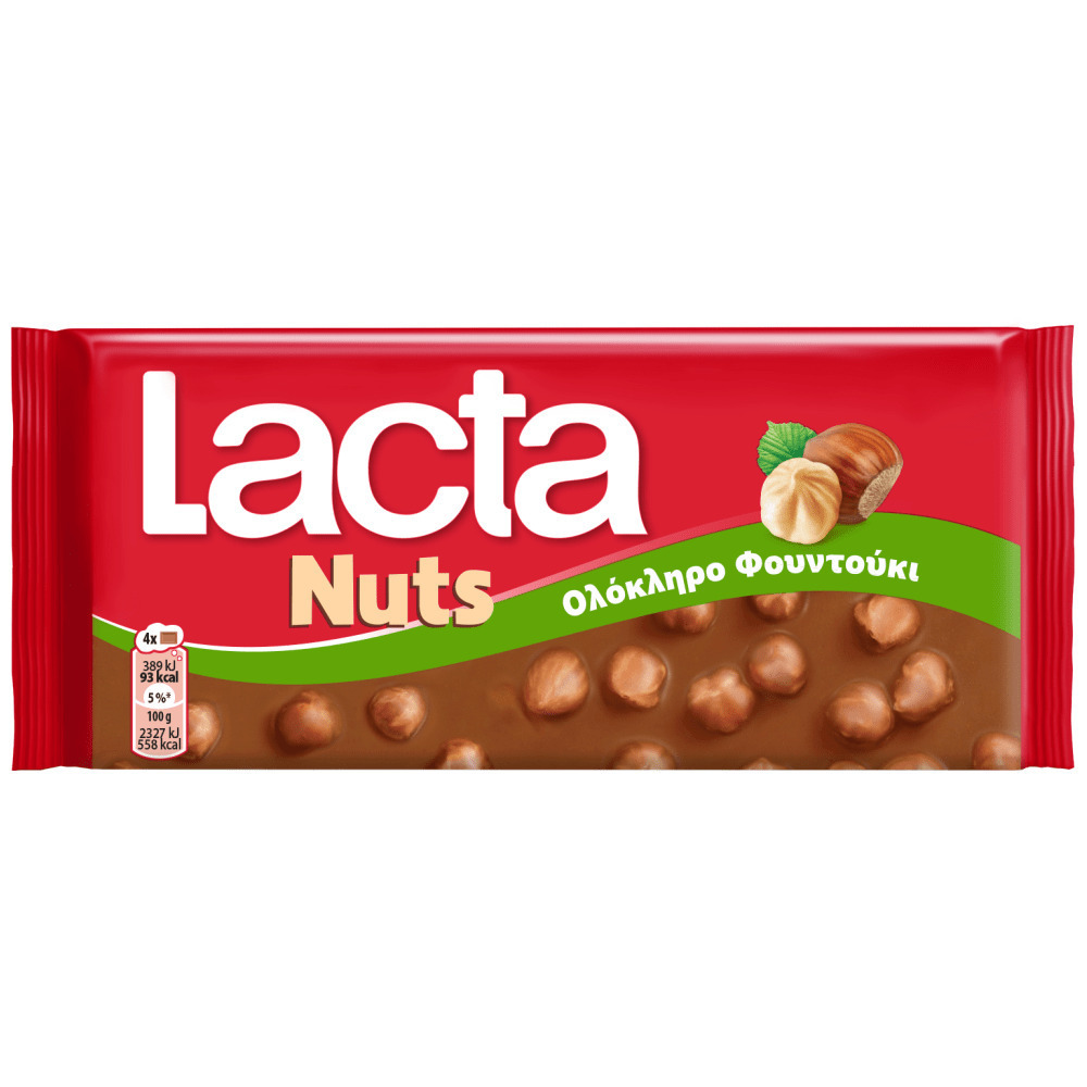 Lacta Σοκολάτα Γάλακτος Φουντούκι 100gr | Skroutz.gr