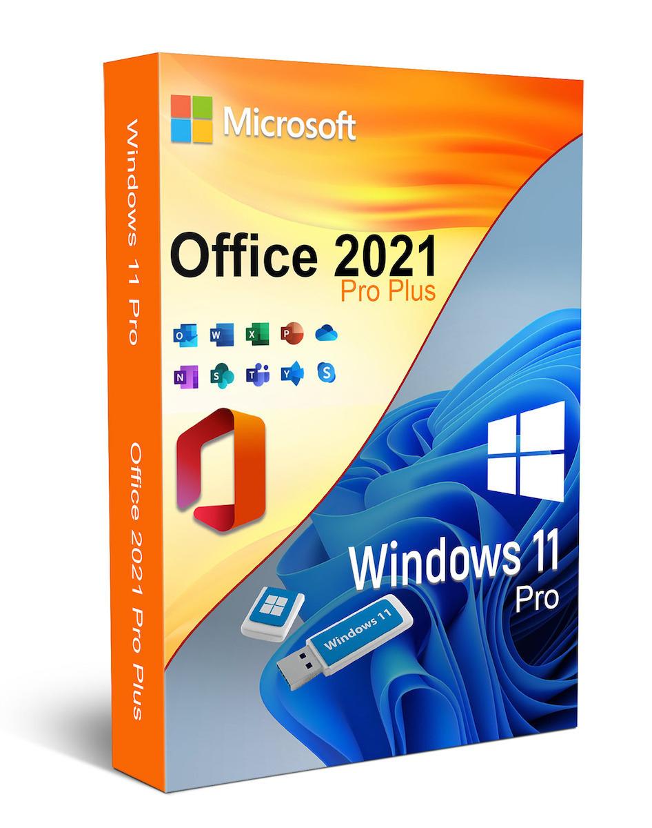 Microsoft Windows 11 Pro USB + Office 2021 Pro Plus Medialess | Skroutz.gr