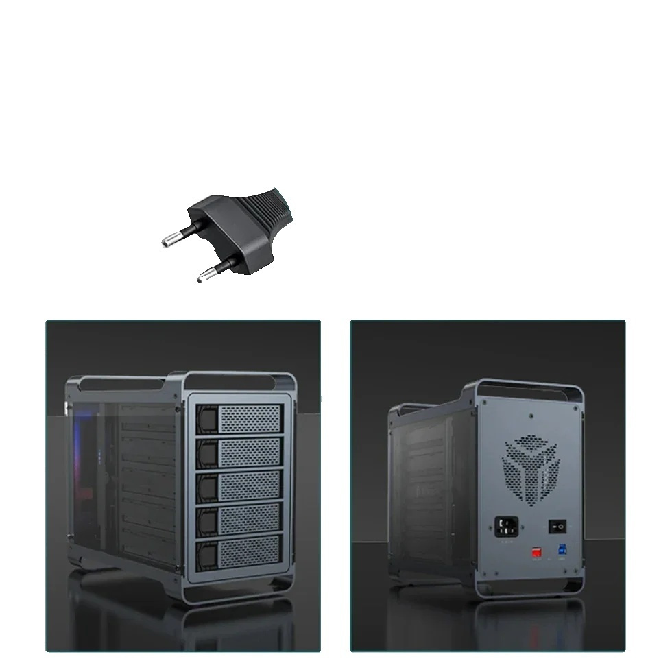 Yottamaster External Hard Drive Case 4/5 Bay Raid 64tb/80tb Capacity ...