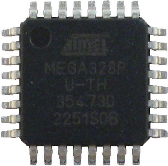ATMEGA328P-AU 32KB Flash, 1024B EEPROM, 2KB SRAM, 10bit ADC, up to ...