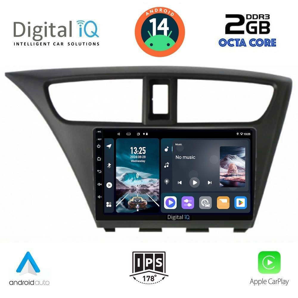 Digital IQ Sistem Audio Auto pentru Honda Civic 2012-2016 (Bluetooth ...