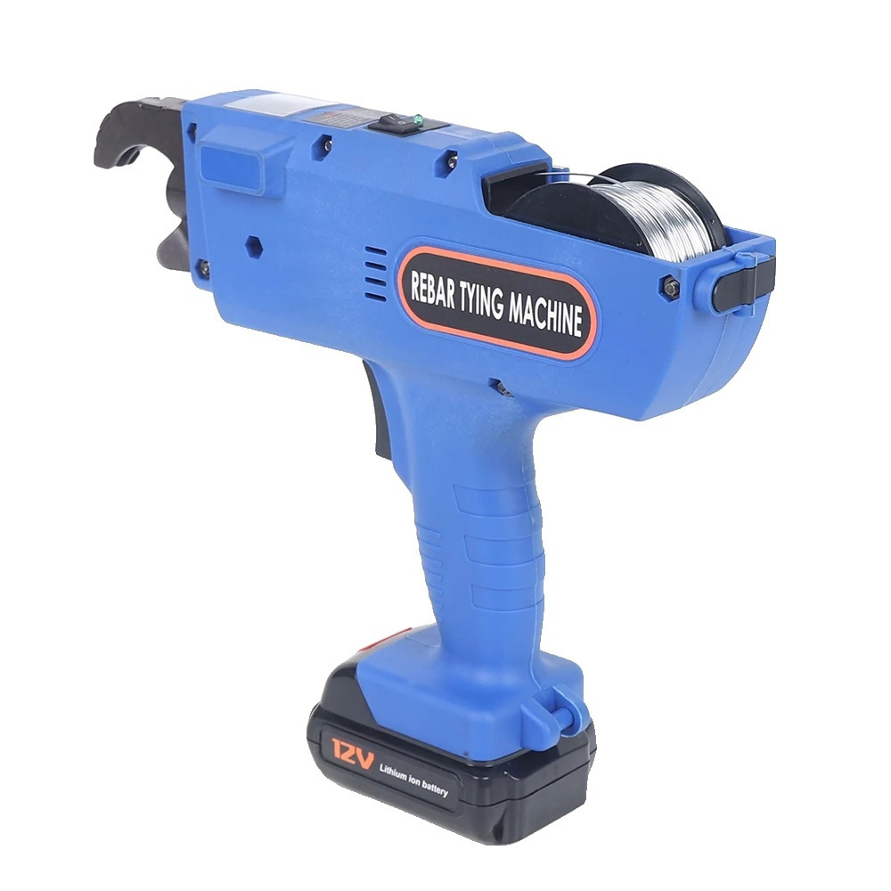 Automatic Rebar Tying Machine 12v Lithium-ion Efficient Knots In 0.8 ...