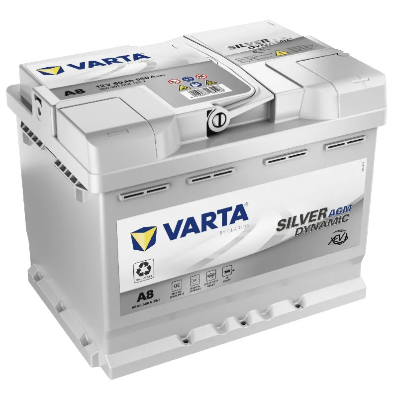 Varta Μπαταρία Αυτοκινήτου Silver Dynamic AGM με Χωρητικότητα 60Ah και ...