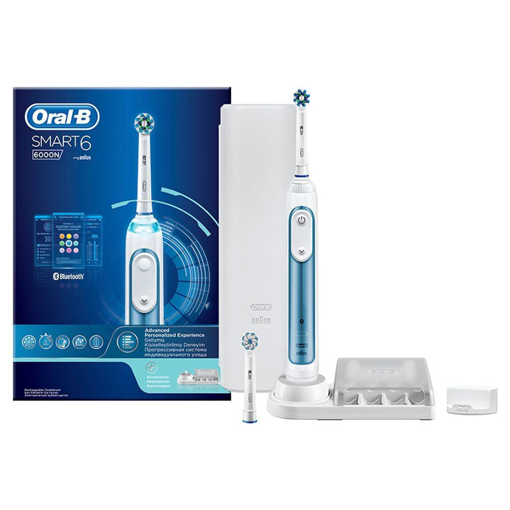 Oral-B Pro 6000 Smart Series Ηλεκτρική Οδοντόβουρτσα με Αισθητήρα ...