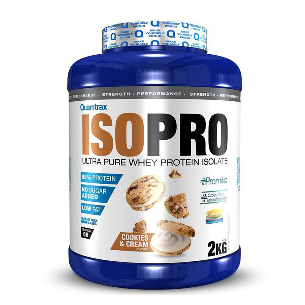Quamtrax Nutrition Iso Pro Πρωτεΐνη Ορού Γάλακτος με Γεύση Cookies ...