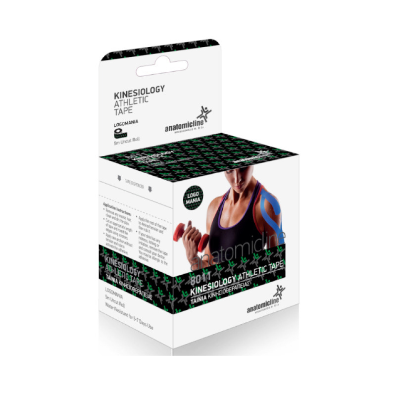 Anatomic Line Ταινία Κινησιοθεραπείας 5cm x 5m Logo Mania | Skroutz.gr