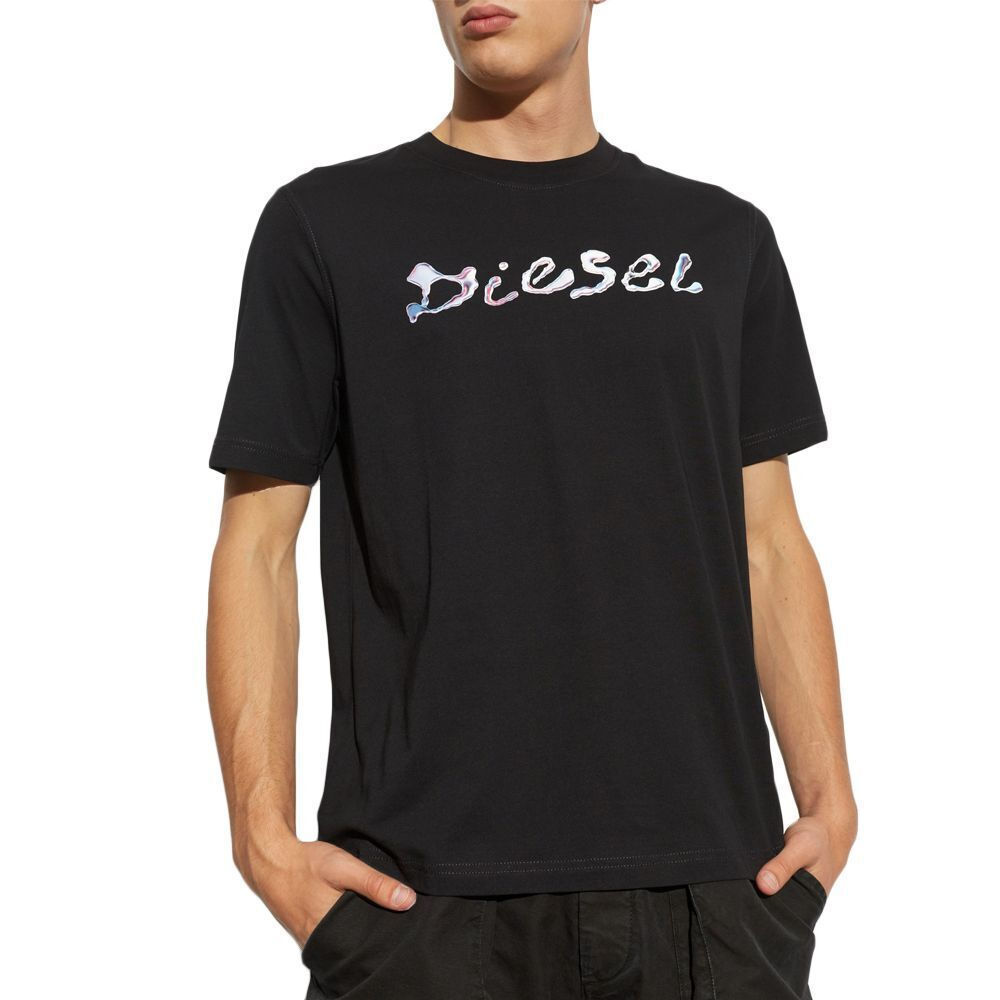 Diesel Ανδρικό T-shirt Κοντομάνικο Μαυρο A15028-0GRAI-9XX | Skroutz.gr