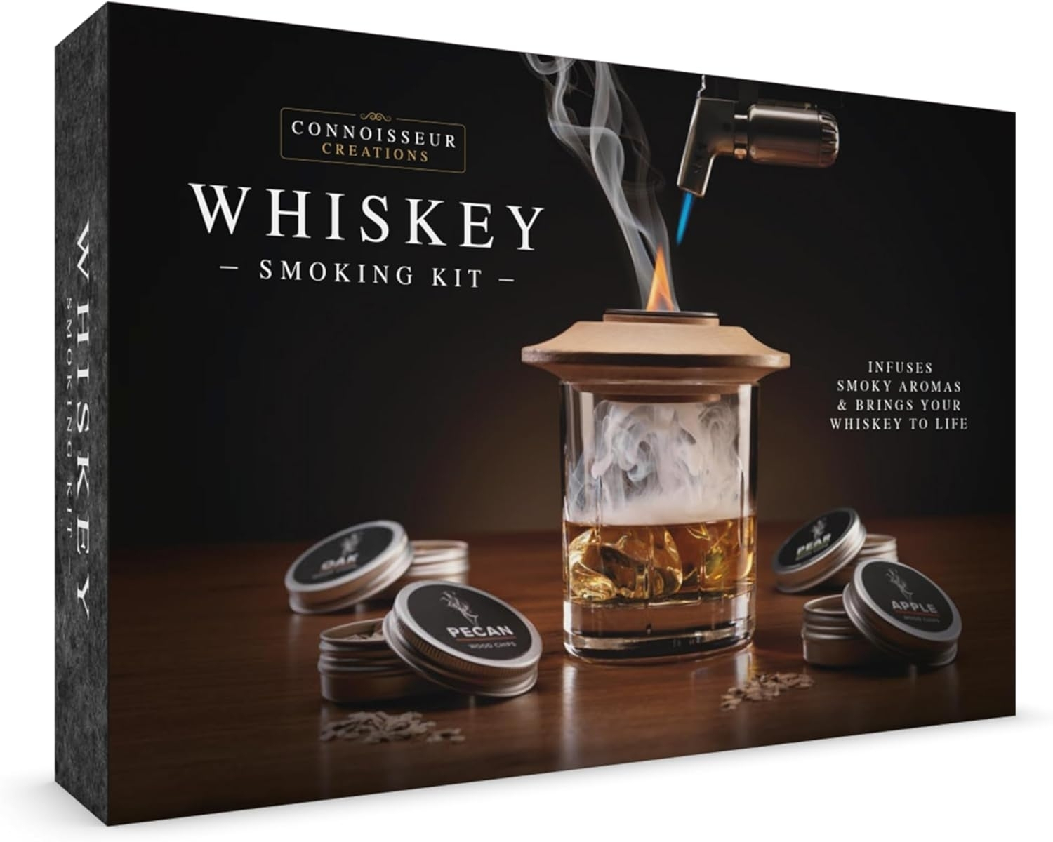 Kit de Afumat Whisky – Set de Afumat Whisky cu Capac & Torță ...