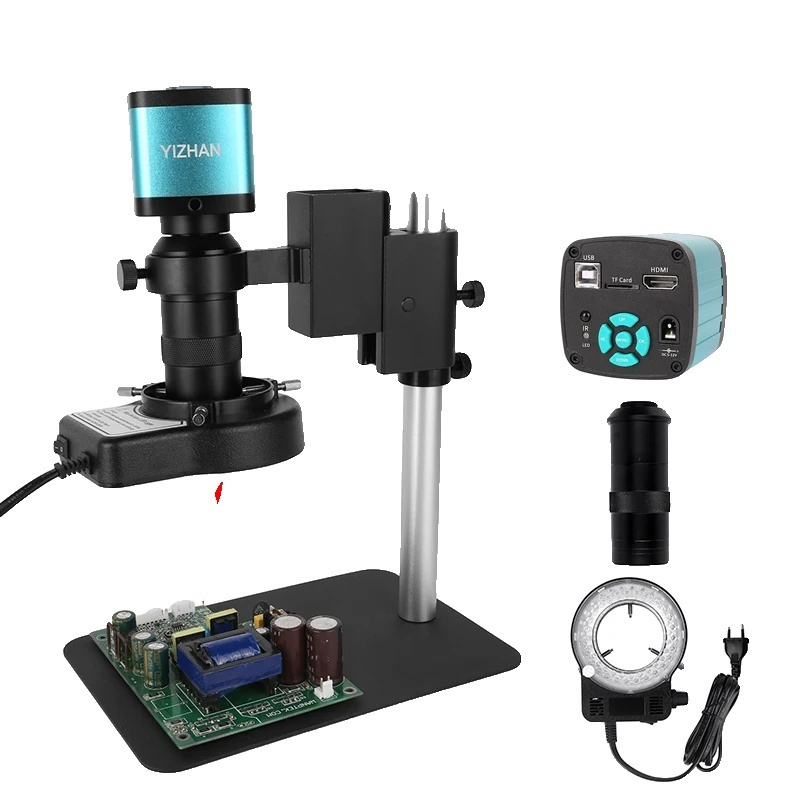 Industrial Video Microscope 4k 48mp Camera Versatile Zoom Options 130x ...