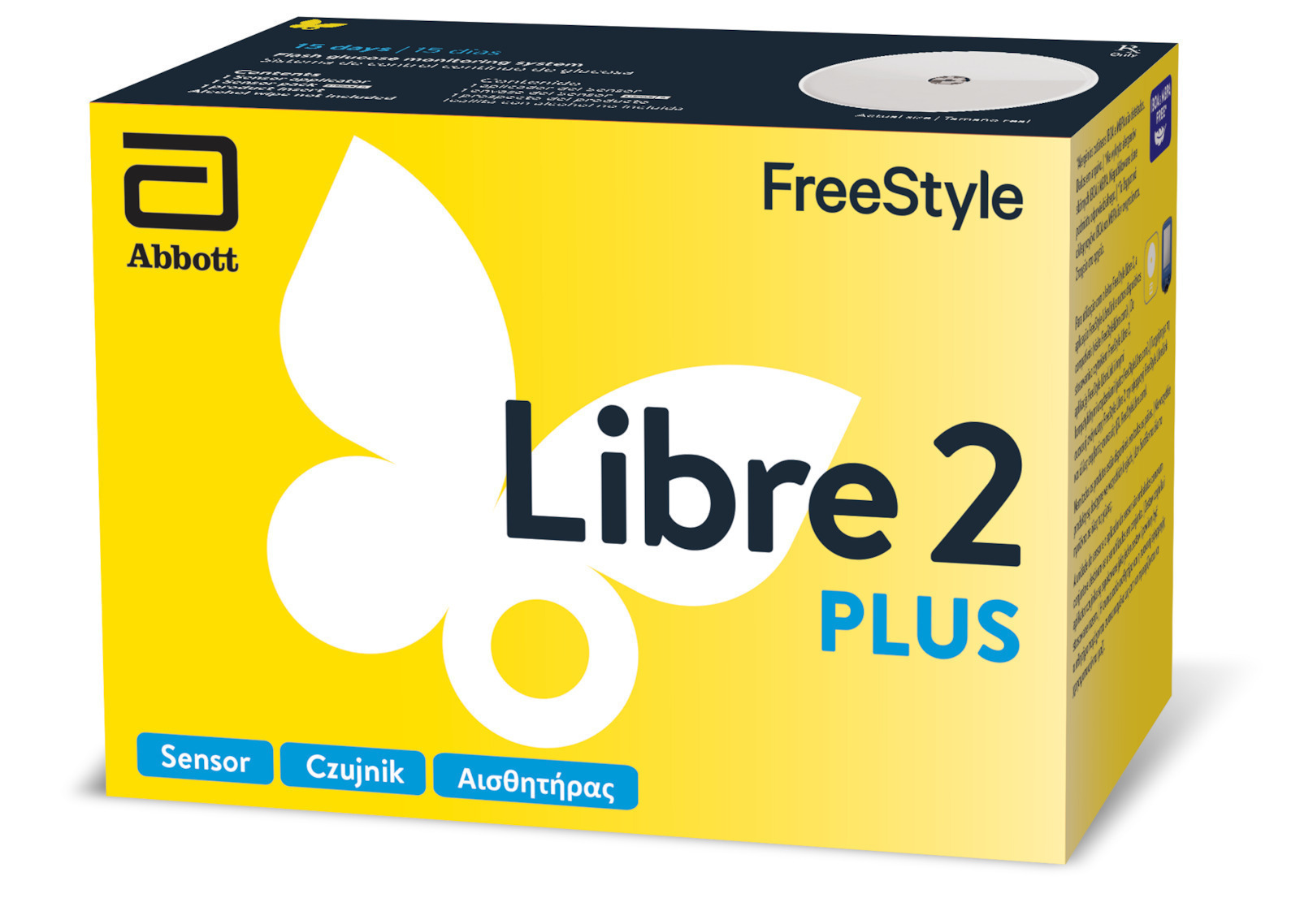 Abbott Free Style Libre 2 Plus Senzor de măsurare a glicemiei cu ...