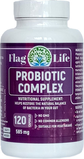 Probiotic Complex 585mg 120 Capsules 5 Strains 125 Billion Probiotics ...