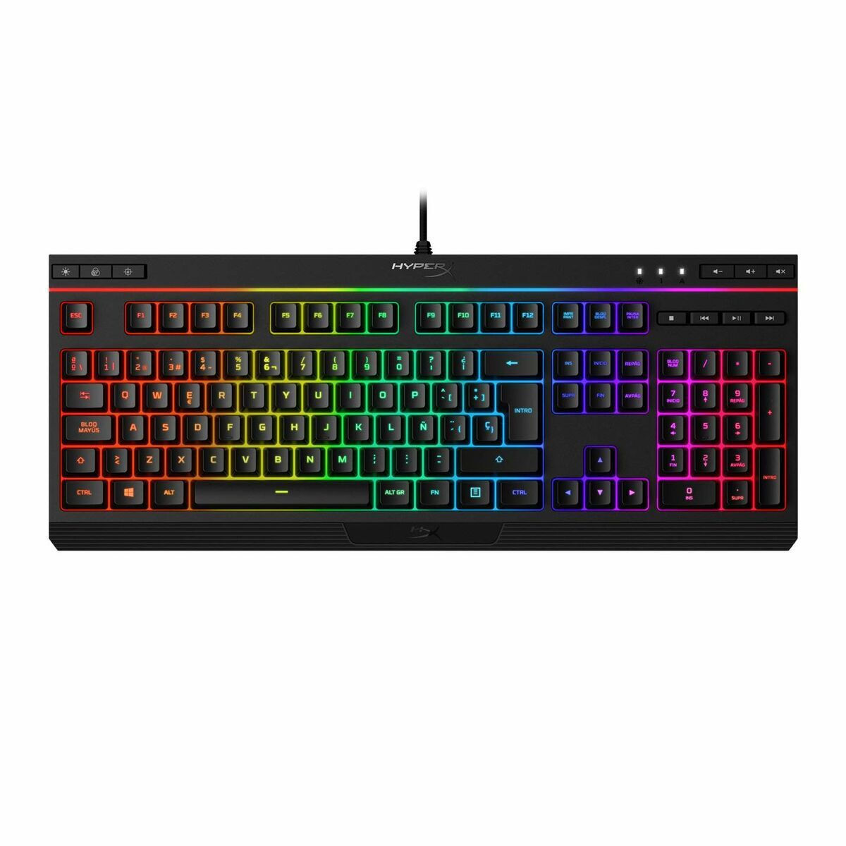 HyperX Alloy Core RGB Gaming Πληκτρολόγιο με RGB φωτισμό (Ισπανικό ...