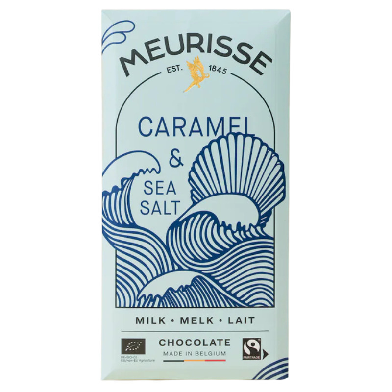 Meurisse Organic Milk Chocolate Caramel & Sea Salt 100g 16596 | Skroutz.mt