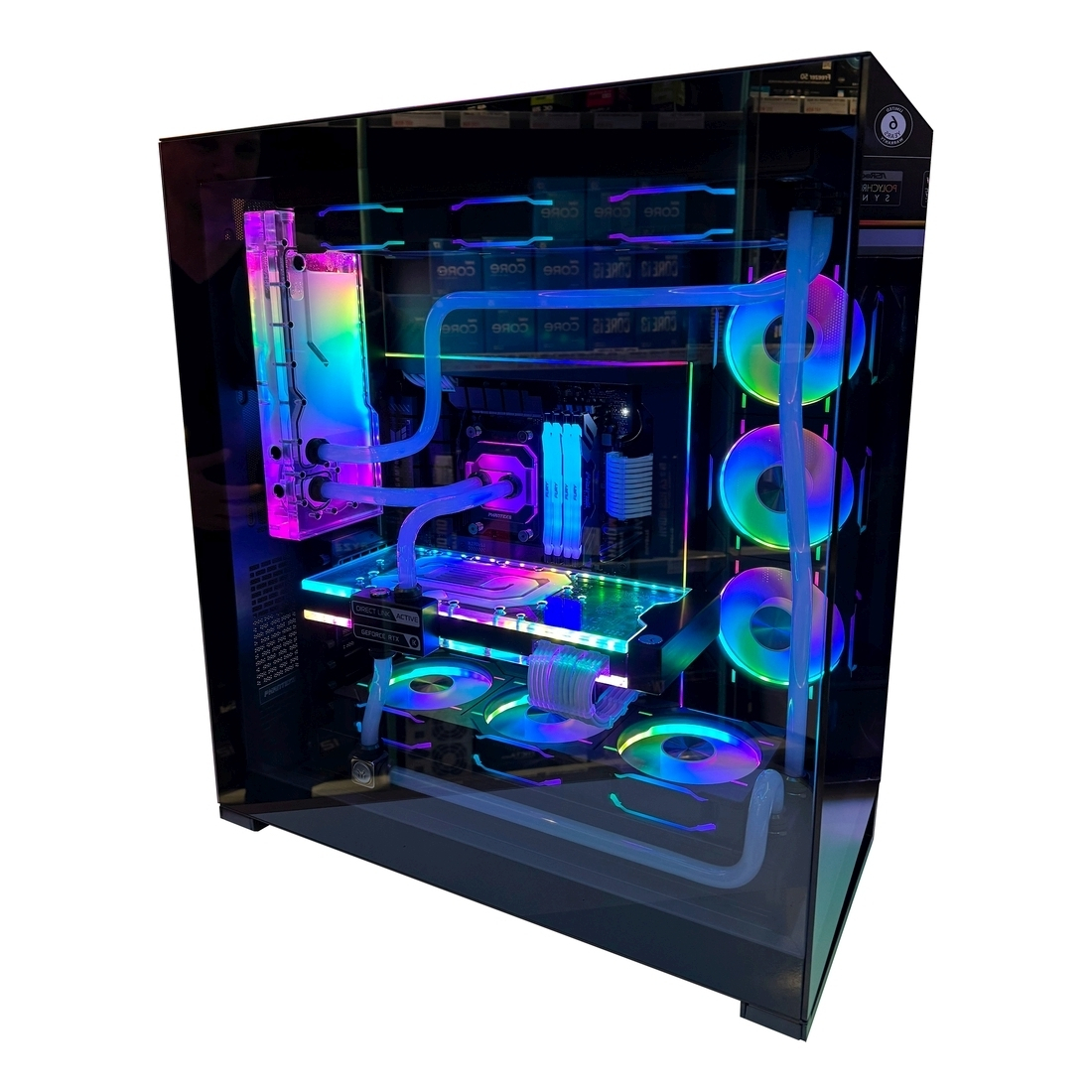 Smart PC Custom Loop Gaming Desktop PC (Ryzen 7-7800X3D/64GB DDR5/2TB ...