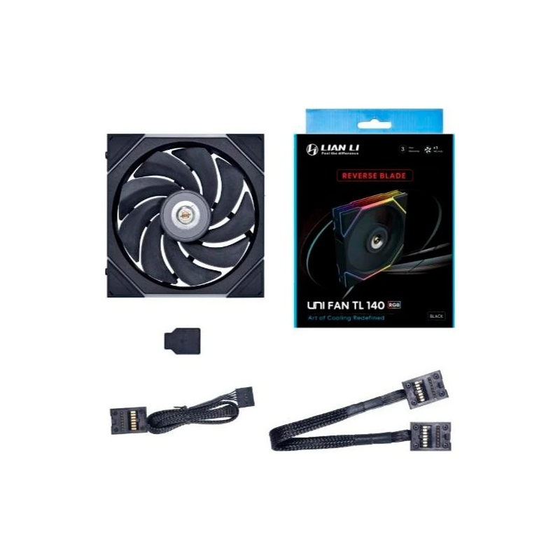 Lian Li UNI FAN TL 140 Reverse Blade Case Fan με ARGB Φωτισμό και ...