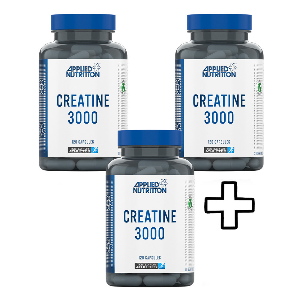 Applied Nutrition Creatine Micronized Monohydrate 3000 120 Caps ...