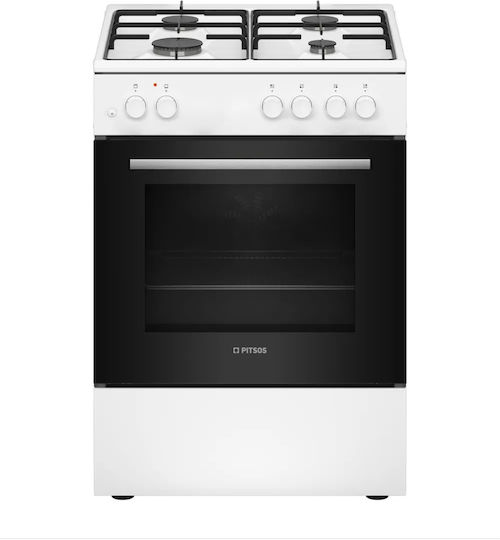 Pitsos PAF003D20 Κουζίνα Υγραερίου 76lt με Εστίες Υγραερίου Π60εκ ...
