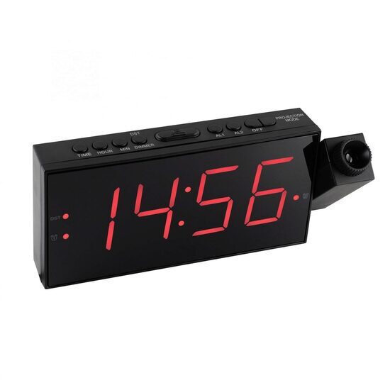 Decorative Clock Digital Led Alarm Clock Projection 202 X 90 X 52 Mm ...
