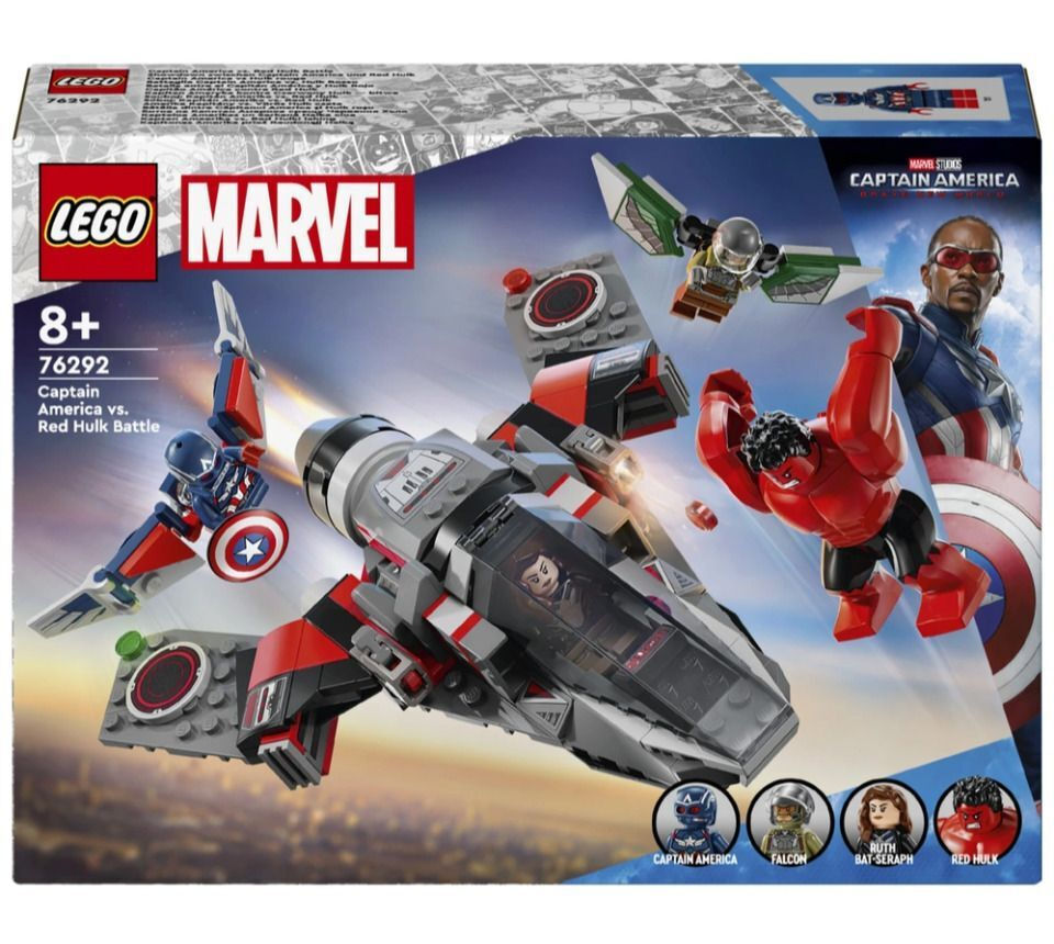 Lego Marvel Captain America Vs Red Hulk Battle για 8+ Ετών 223τμχ 76292 ...