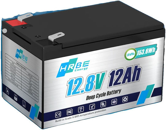 12v Deep Cycle Battery High Capacity F2 Terminal 12v 12ah | Skroutz Cyprus