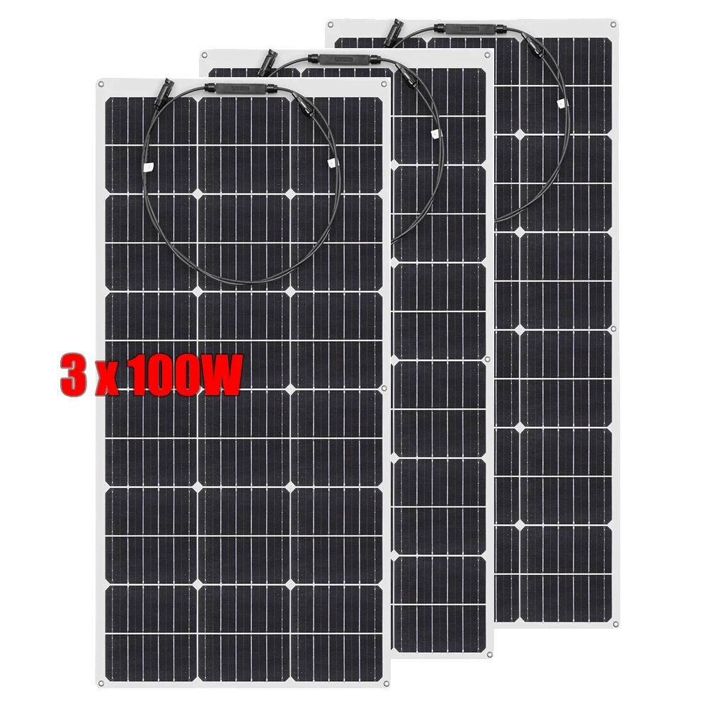 Flexible Solar Panels High-efficiency Monocrystalline Versatile ...