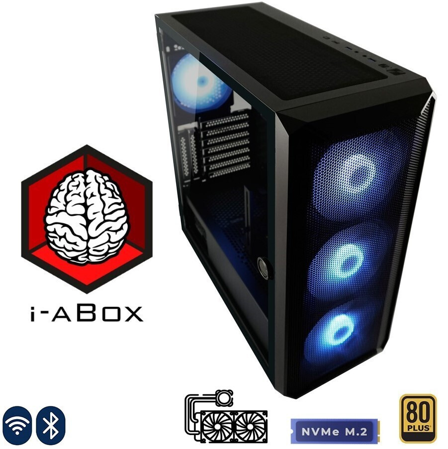 i-aBox Entry Lvl V4 N Lux Desktop PC (i5-12400F/16GB DDR5/1TB SSD/W11 ...