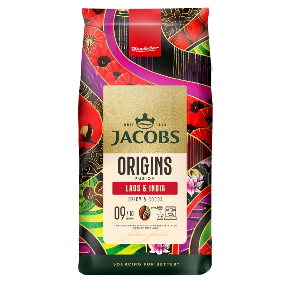 Καφές Espresso Jacobs Origins Laos & India 1000g Κόκκους | Skroutz.gr