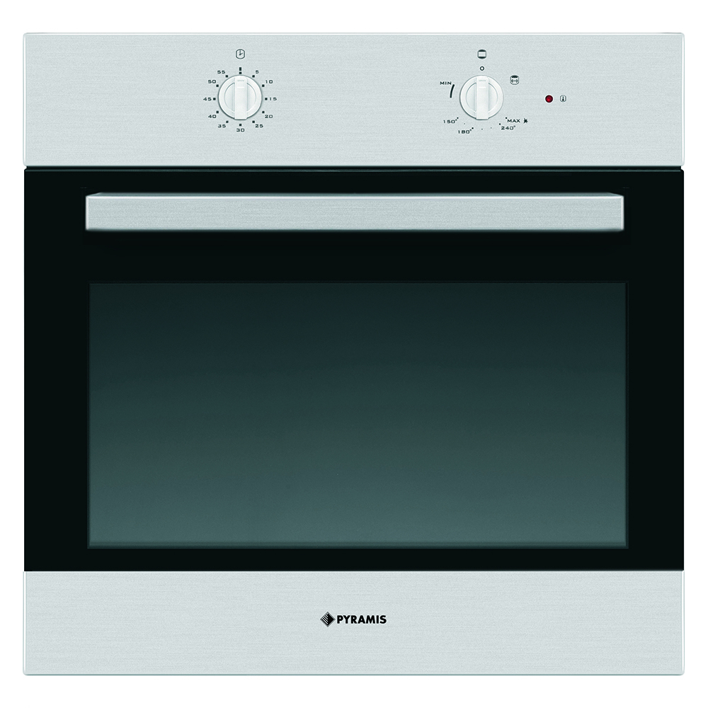 Pyramis 60ΑΠ 1020Ν Φούρνος άνω Πάγκου 56lt χωρίς Εστίες Π59.5εκ. Inox ...