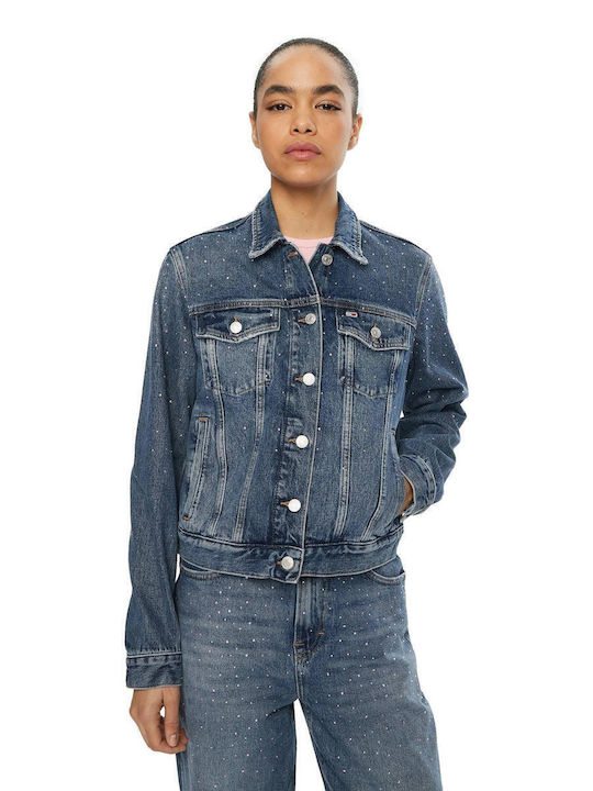 Γυναικεία Μπουφάν Tommy Hilfiger Μπλε | Skroutz.gr