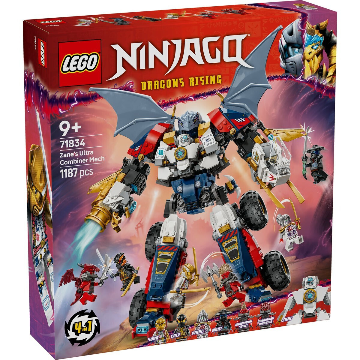 LEGO Ninjago Zane's Ultra Combiner Mech für 9+ Jahre Jahre 1187Stück ...