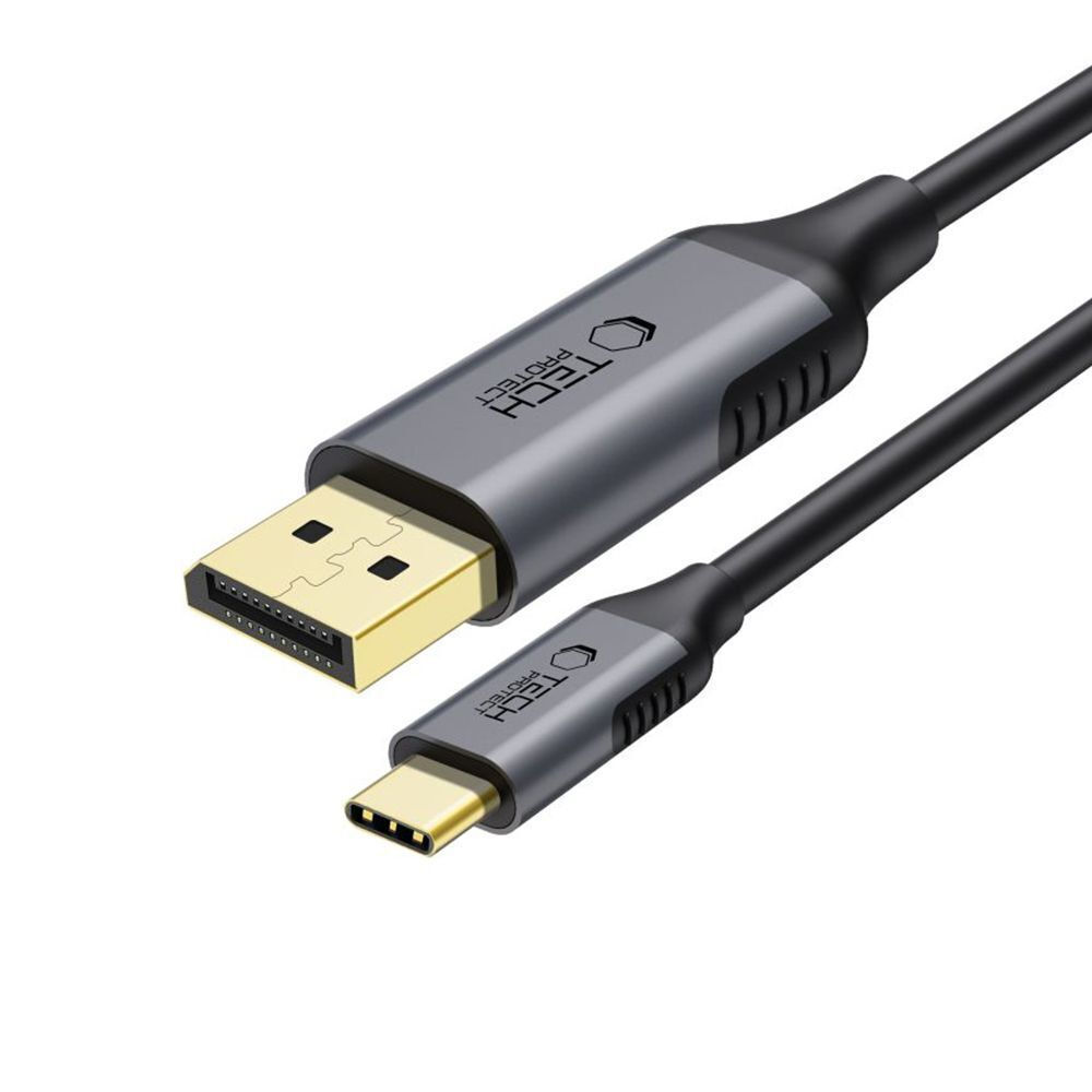 Tech-Protect Ultraboost USB 3.0 Cable USB-C male - DisplayPort Μαύρο 1 ...