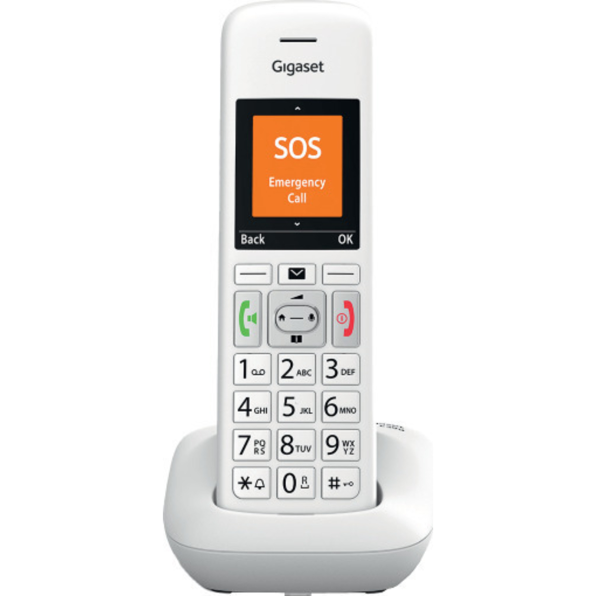 Gigaset E390 Ασύρματο Τηλέφωνο με Ελληνικό Μενού Λευκό | Skroutz.gr