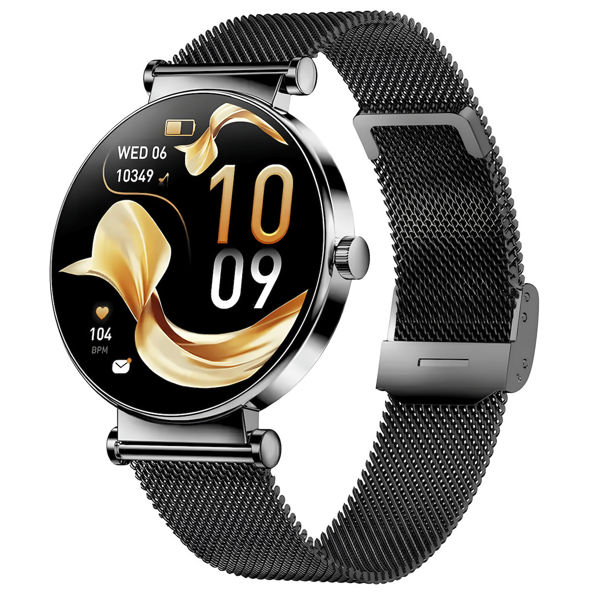 Microwear Y16 Smartwatch με Παλμογράφο (Black Steel) | Skroutz.gr