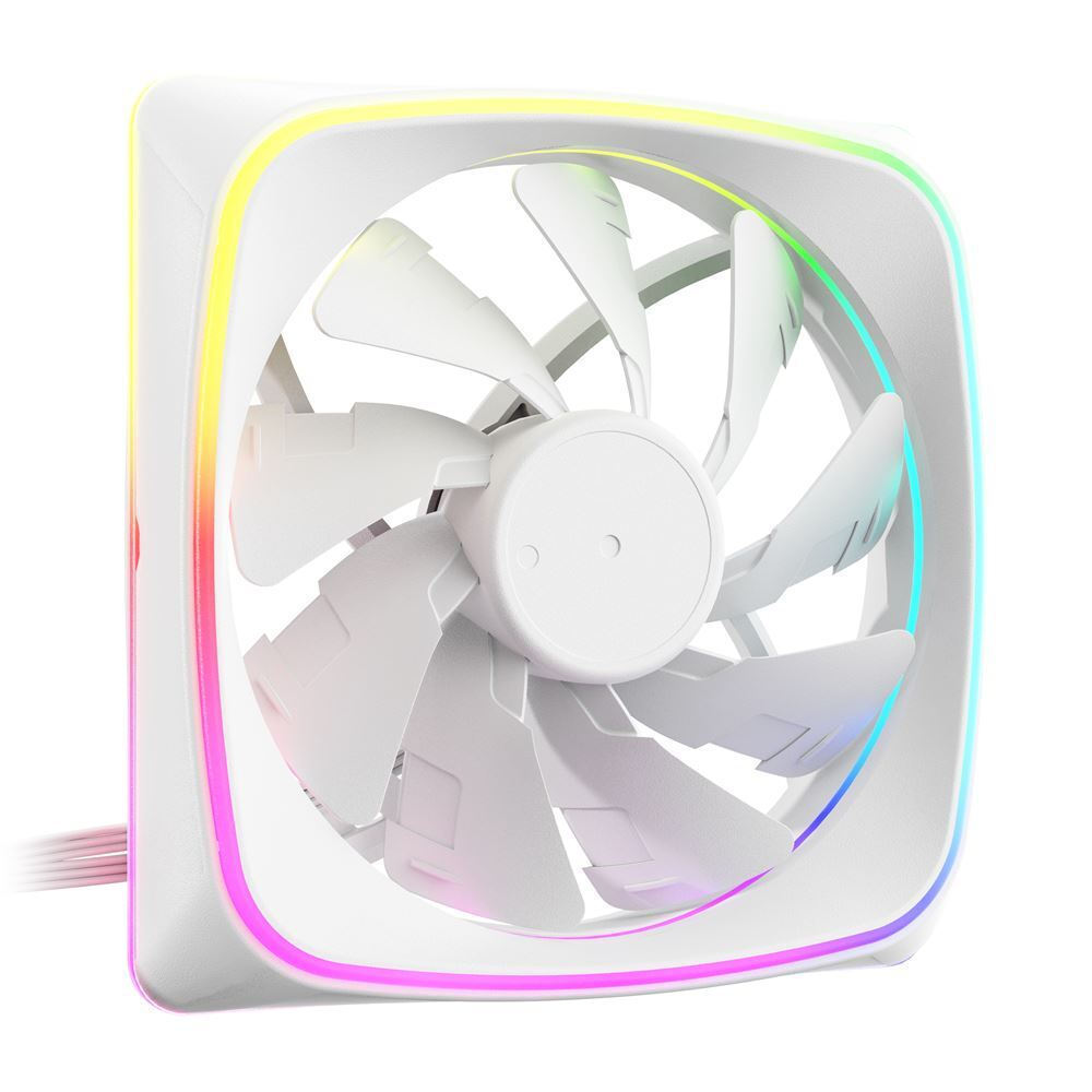 Sharkoon Shark Lights RGB PWM Case Fan 120mm με Σύνδεση 4-Pin Λευκό ...