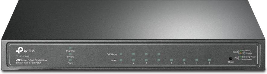 TP-LINK TL-SG2008P v3.20 Managed L2 PoE+ Switch με 8 Θύρες Ethernet | Skroutz.gr