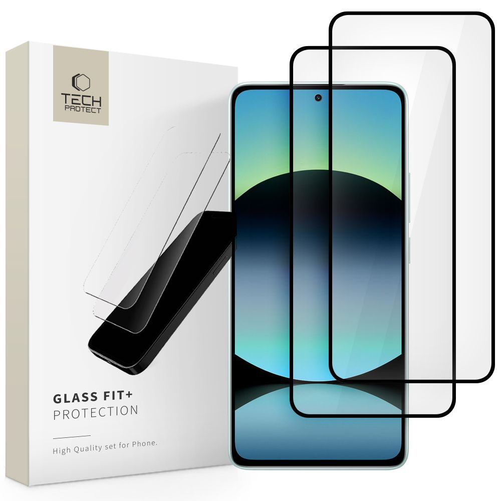 Tech-Protect Full Glue Tempered Glass 2τμχ Μαύρο (Redmi Note 14 4G ...