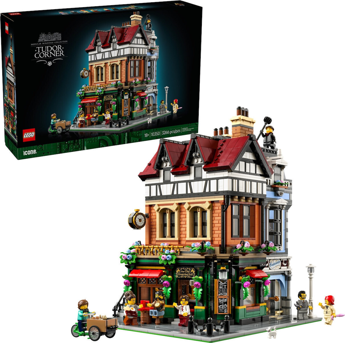 Lego Icons Tudor Corner pentru 18+ Ani 3266buc 10350 | Skroutz Romania
