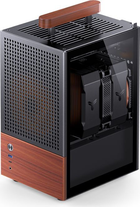 Jonsbo T6 Mini Tower Κουτί Υπολογιστή με Πλαϊνό Παράθυρο Μαύρο | Skroutz.gr