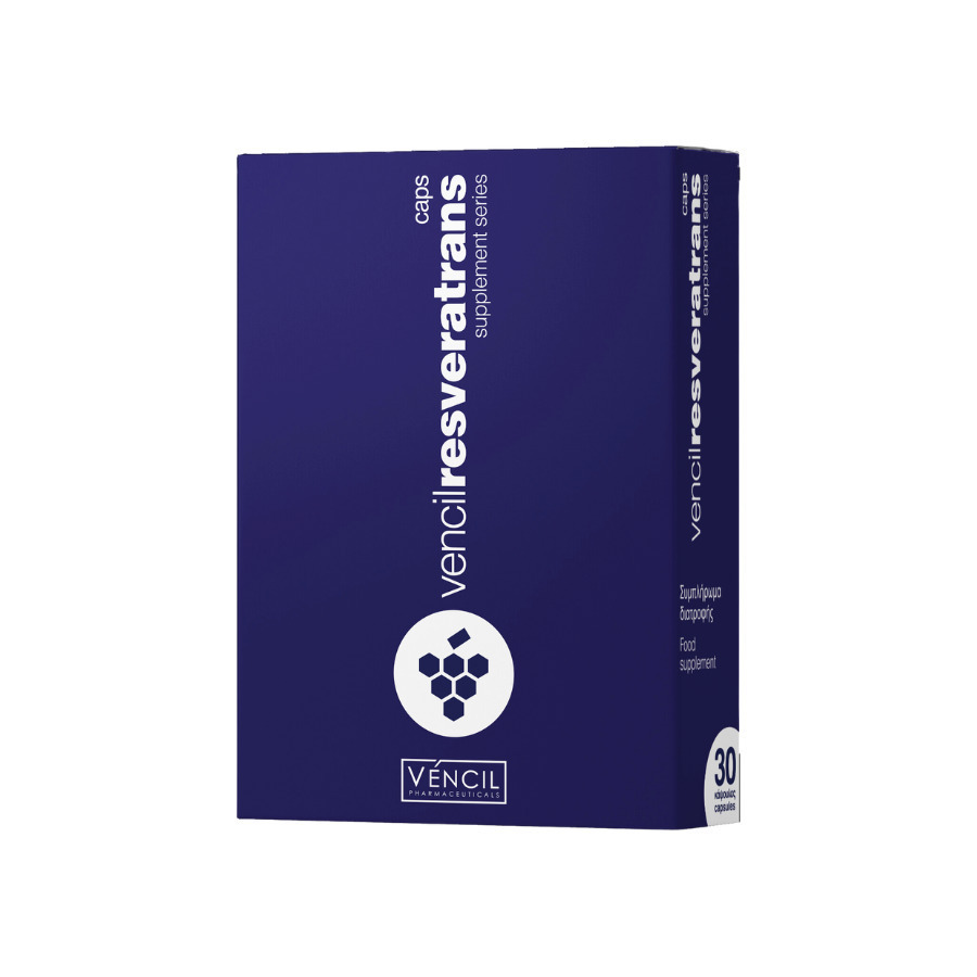 Vencil Resveratrans Ειδικό Συμπλήρωμα Διατροφής 30 κάψουλες | Skroutz.gr