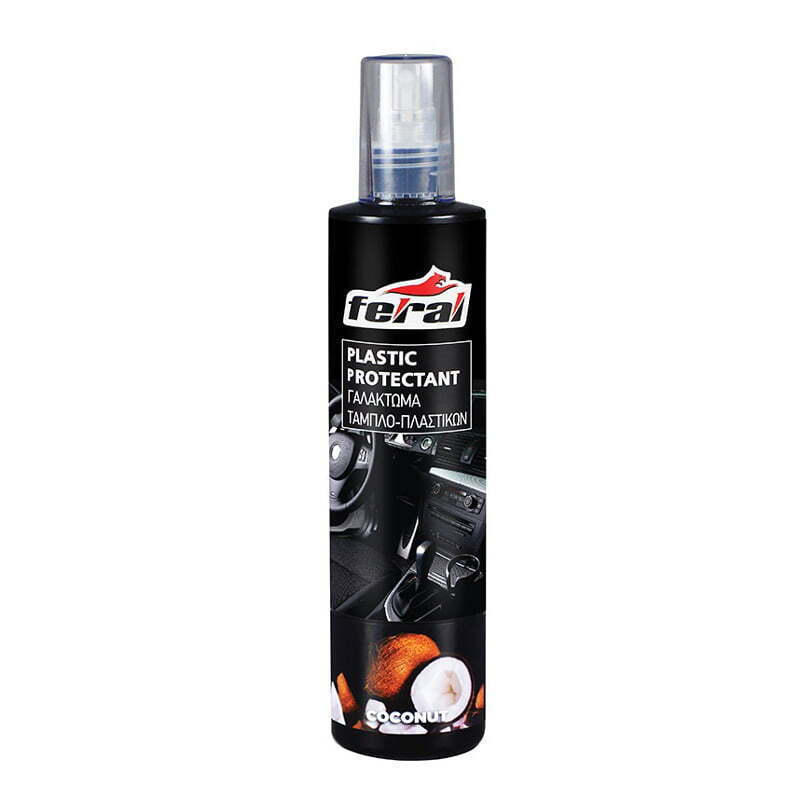 Feral Σπρέι Γυαλίσματος για Ταμπλό Αυτοκινήτου με Άρωμα Καρύδα 300ml ...