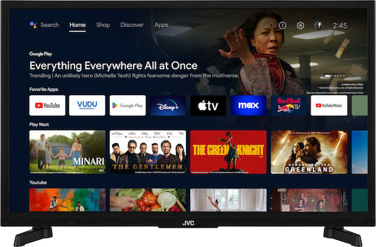 JVC Smart Τηλεόραση 24" HD Ready LED LT-24VAH3300 HDR (2024) LT ...