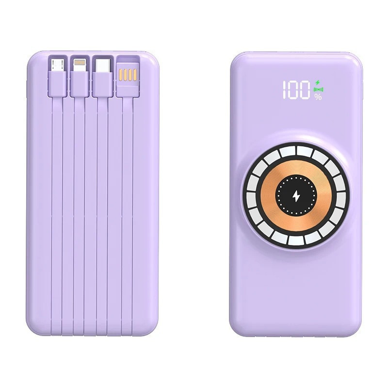 Olesson DM864 MagSafe Power Bank 20000mAh με 2 Θύρες USB-A Μωβ | Skroutz.gr