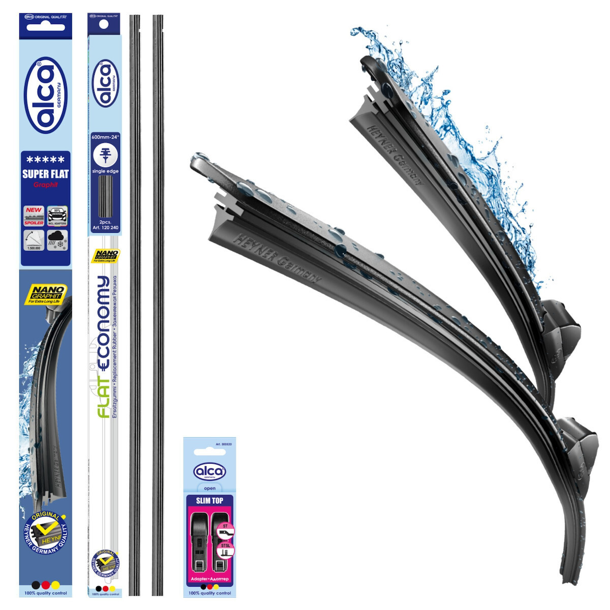 Alca Windshield Wiper Including Replacement Rubber Suitable Dacia ...