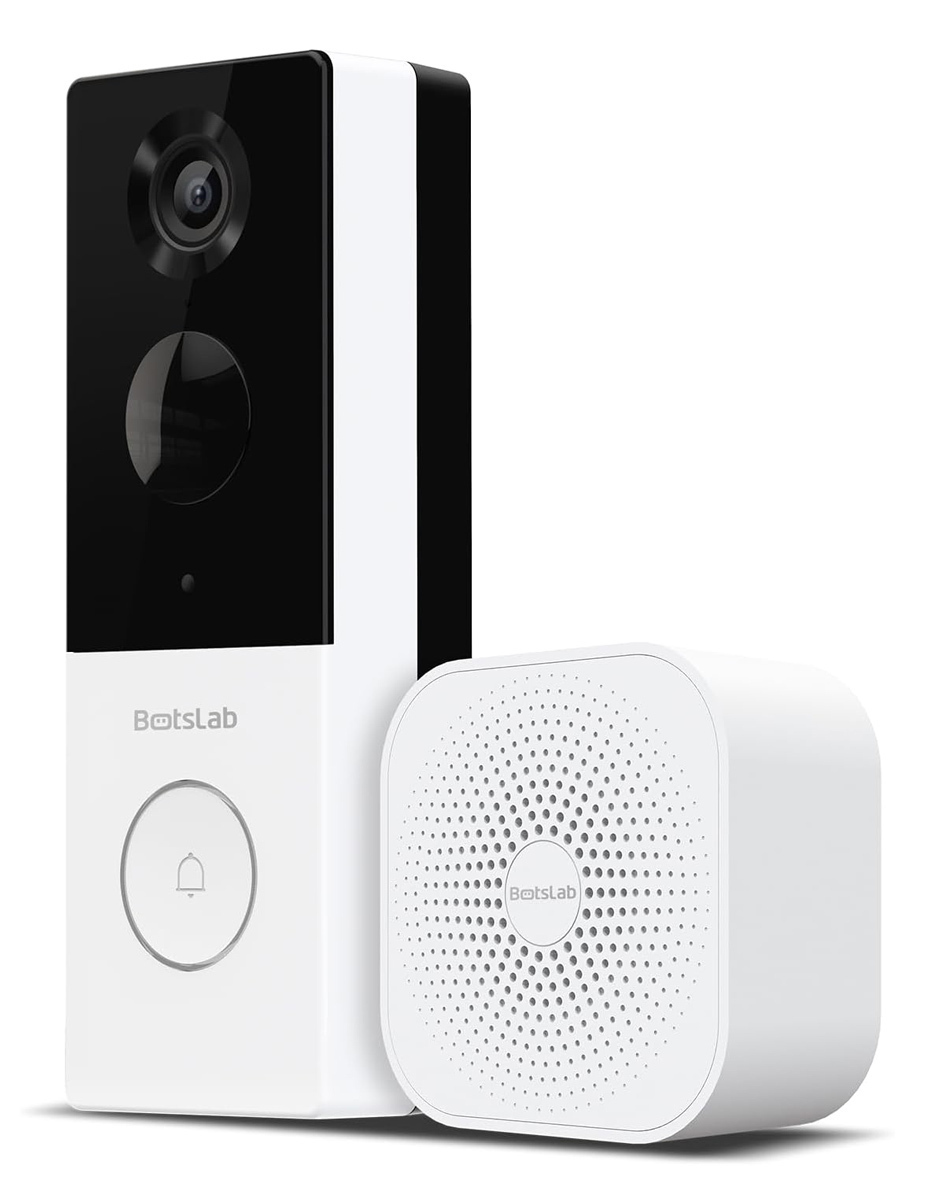 Botslab Κουδούνι Πόρτας με Μονάδα Κουδουνίσματος R801 Λευκό | Skroutz.gr